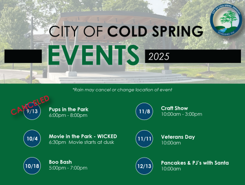 Calendar | City of Cold Spring, KY